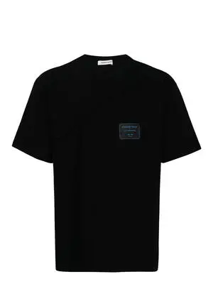 Undercover Logo-appliqué Cotton T-shirt - Black