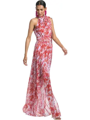 Sachin & Babi Kayla Printed Gown - Amaranths Spray