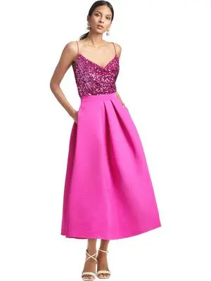 Sachin & Babi Leighton Skirt - Cerise