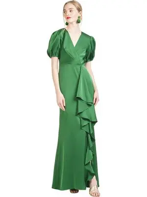 Sachin & Babi Mila Gown - Emerald