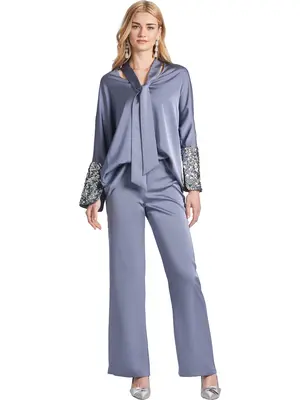 Sachin & Babi Reid Top - Cool Grey