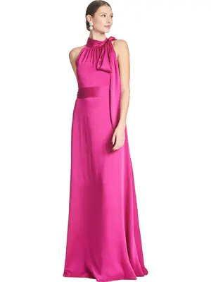 Sachin & Babi Kayla Gown - Dragonfruit