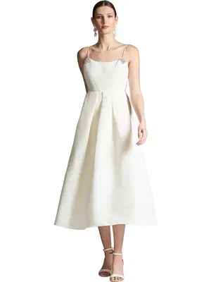 Sachin & Babi Audra Tea Length Dress - Ivory