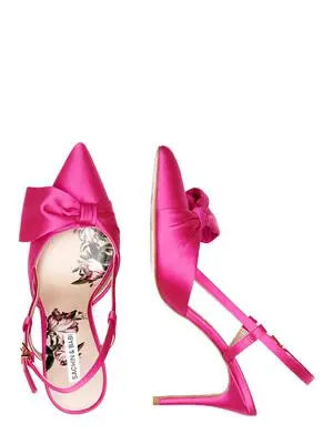 Sachin & Babi Lenox Obi-bow Slingback - Cerise
