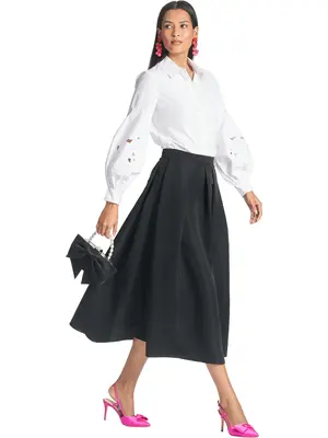 Sachin & Babi Leighton Midi Skirt - Black