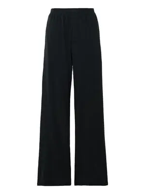 SKIMS Boyfriend Stretch-modal And Cotton-blend Jersey Track Pants - Black