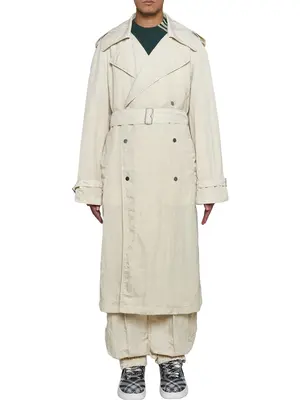 Burberry Belted Jacket - Beige