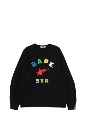 A BATHING APE Sta Crewneck - Black