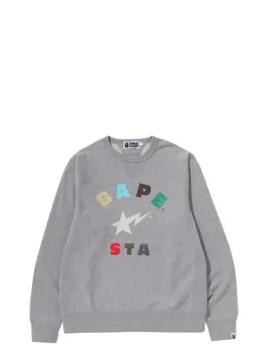 A BATHING APE Sta Crewneck - Grey