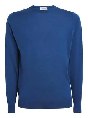 John Smedley Merino Wool Sweater - Blue