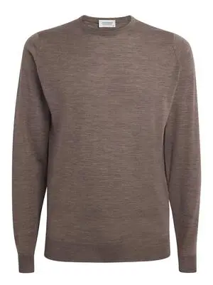 John Smedley Merino Wool Sweater - Brown