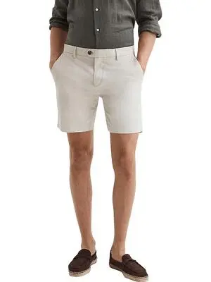 REISS Wicket Casual Shorts - Chalk