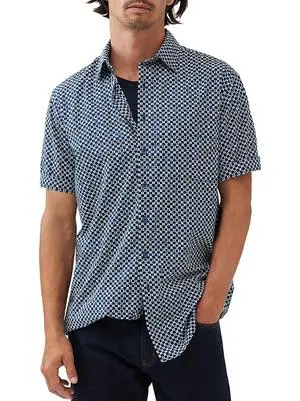 Rodd & Gunn Yates Point Short Sleeve Shirt - Indigo