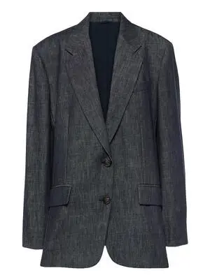 BRUNELLO CUCINELLI Brunello Cucinelli Single-Breasted Denim Blazer
