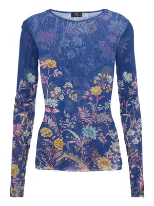 Etro Printed Top - Blue