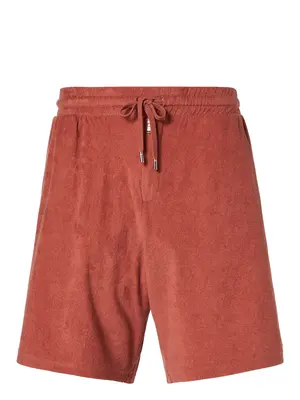 Frescobol Carioca Frescobol Carioca Cotton-Blend Terry Shorts Red