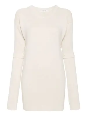 LEMAIRE Detachable-sleeve Dress - Neutrals