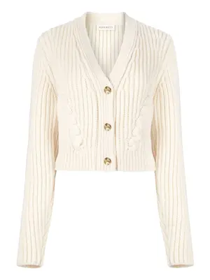 NINA RICCI Nina Ricci V-Neck Knit Cardigan
