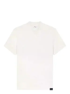 COURREGES Volcano Logo-appliqué Cotton T-shirt - White