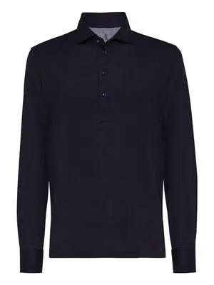BRUNELLO CUCINELLI Long-sleeve Polo Shirt