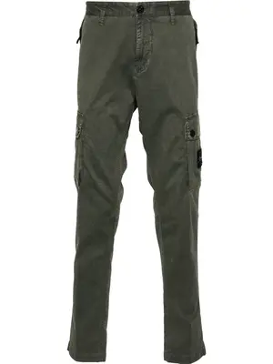 Stone Island Compass-badge Cargo Trousers - Green