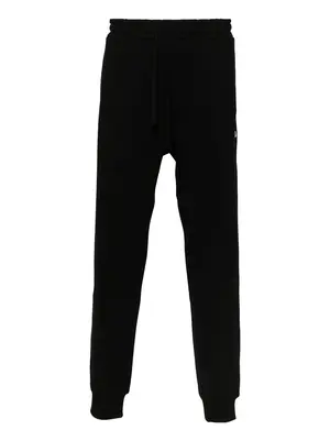 Diesel Logo-patch Cotton Track Pants - Black