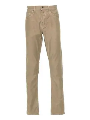 TOM FORD Mid-rise Slim-fit Trousers - Neutrals
