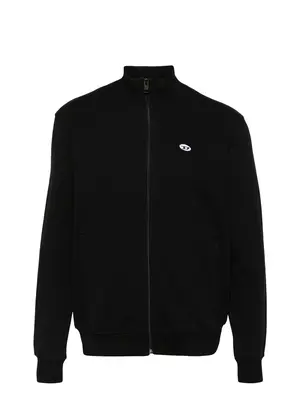 DIESEL S-lock-doval-pj Cotton Track Jacket - Black
