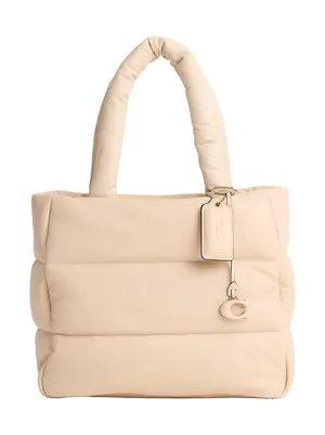 COACH® Restored Pillow Tote - Brass/ivory