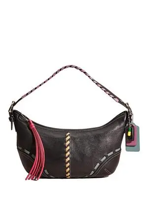 COACH Upcrafted Soho Hobo - Silver/black
