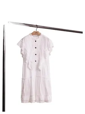 COACH Restored Broderie Anglaise Dress - Off White