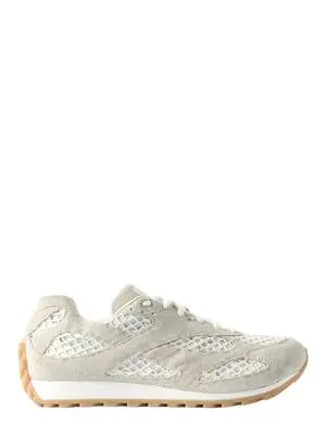 Bottega Veneta Bottega Veneta Orbit Suede Sneakers Neutrals