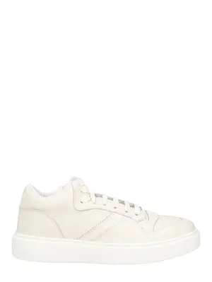 DOUCAL'S Leather High-top Sneakers - White