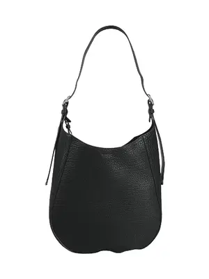 Burberry Calfskin Hobo Bag - Black