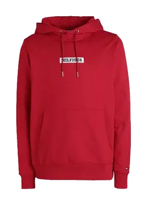 Tommy Hilfiger Cotton French Terry Sweatshirt - Red