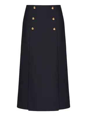 VALENTINO Valentino Garavani Crepe Couture Midi Skirt