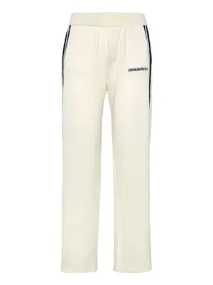 Dsquared2 Logo-embroidered Side-stripe Track Pants - White