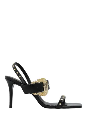 Versace 85mm Buckle-detail Sandals - Black
