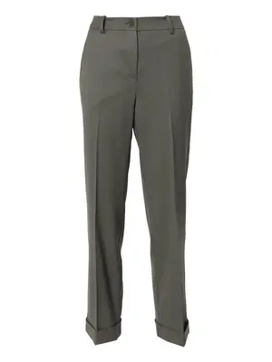 P.a.r.o.s.h Tailored Virgin Wool-blend Trousers - Green