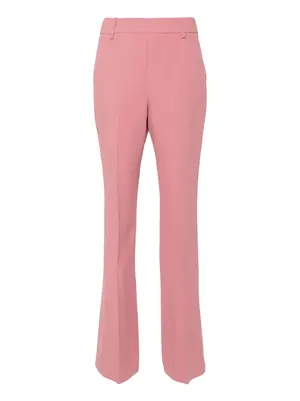 Ermanno Scervino Flared Crepe Trousers - Pink