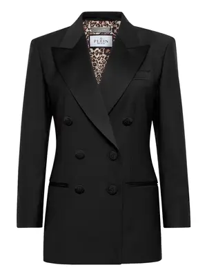 Philipp Plein Crystal-embellished Blazer - Black