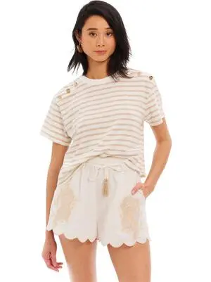 Allison Allison Stripe Brooklyn Tee Stripe