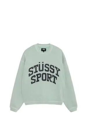 StÜssy Big Crackle Sport Crew - Light Blue