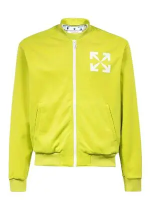 Off-White Arrows-print Track Jacket - Lime Green