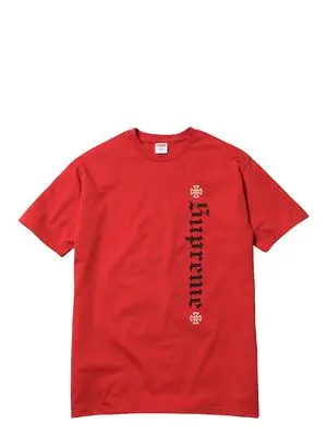 Supreme Independent Old English Tee Shirt - Red