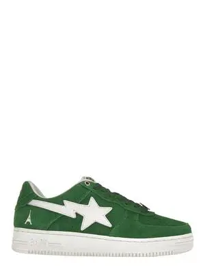A BATHING APE Sta Low Highsnobiety Sneakers - Green/white