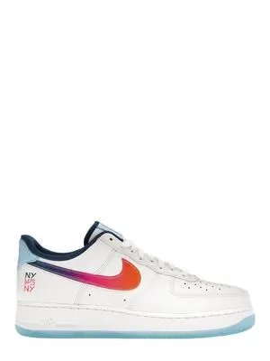 Nike Air Force 1 Low '07 Prm Ny Vs. Ny - White/court Blue/hyper Pink
