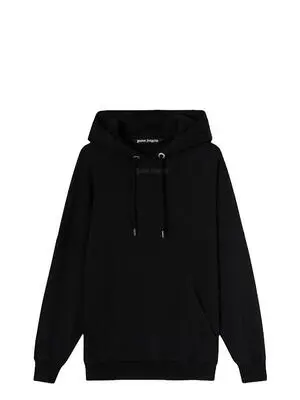Palm Angels Logo Hoodie - Black