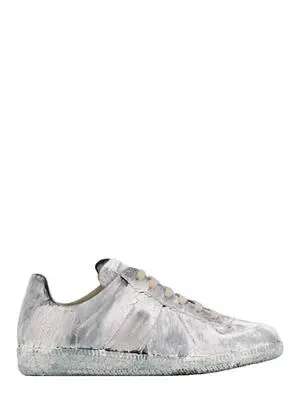 MAISON MARGIELA Replica Low Paint Sneakers - White