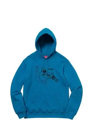 Supreme Lee Hooded Sweatshirt Dark Aqua